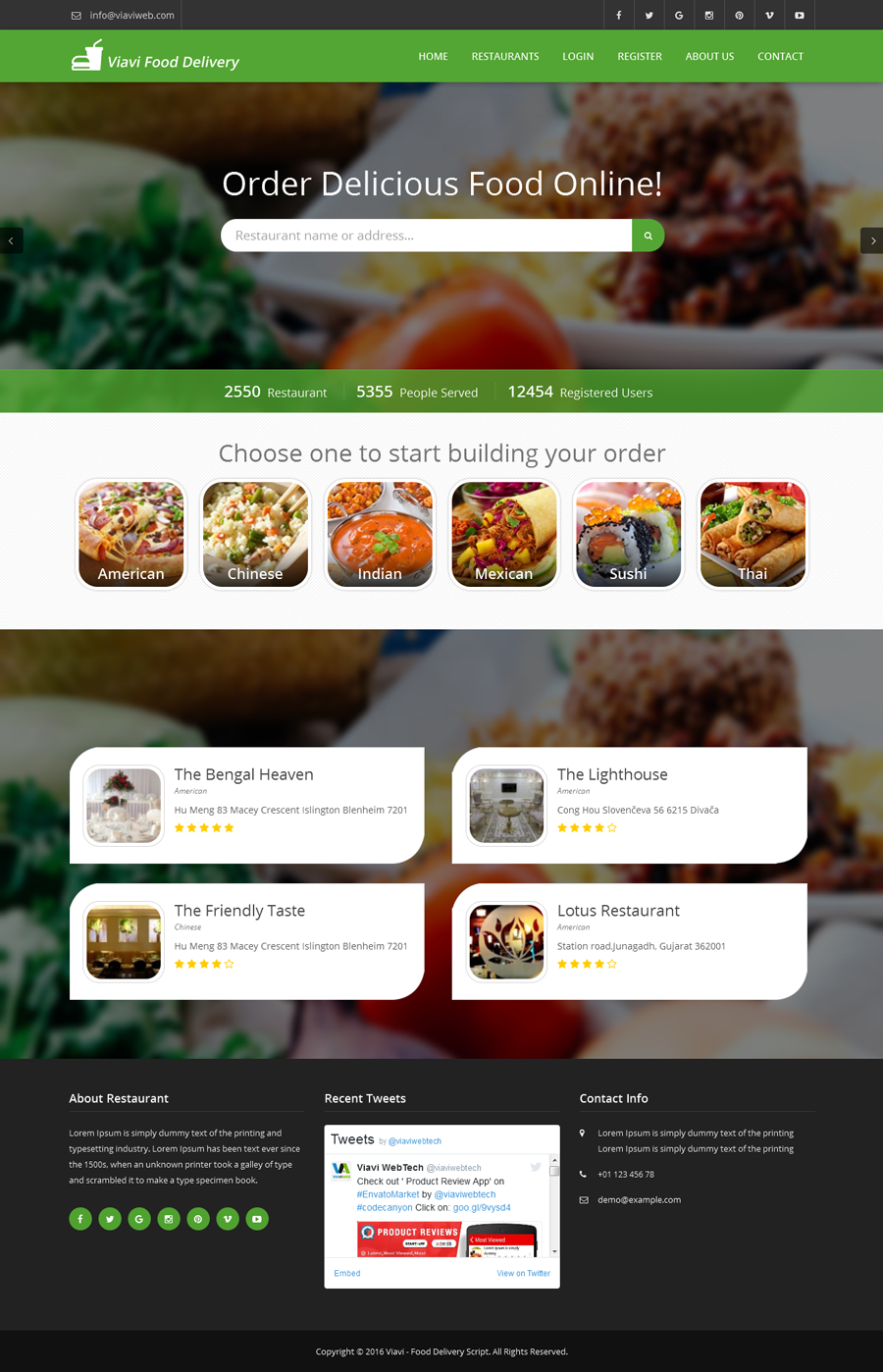 Viavi - Food Delivery Script by viaviwebtech | CodeCanyon